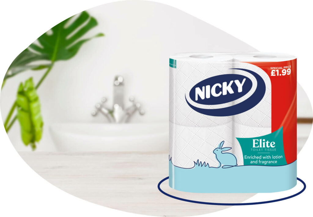Soft and Strong Toilet Tissue | Nicky Tissue UK