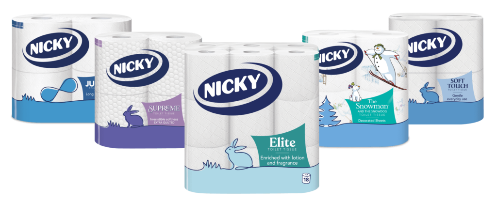 Soft and Strong Toilet Tissue | Nicky Tissue
