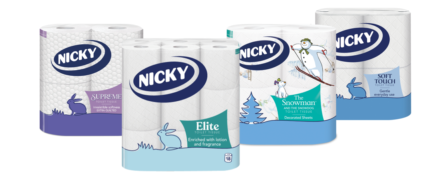 Soft and Strong Toilet Tissue | Nicky Tissue UK